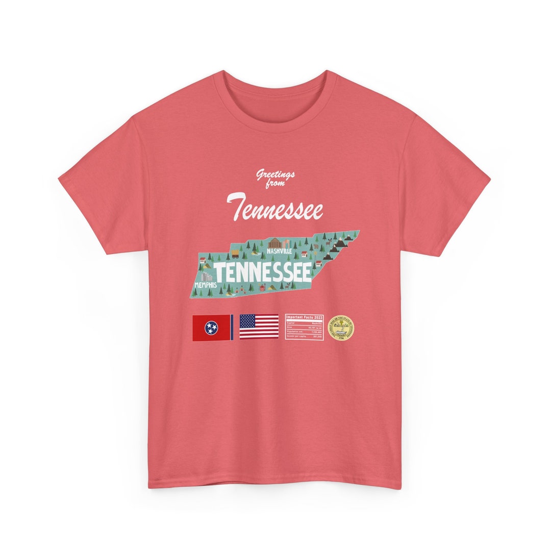Tennessee State Map - Unisex Tee, Art Print, Hoodie, Sweatshirt, Shirt ...