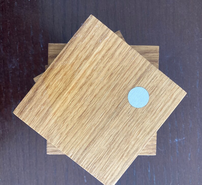 Wooden Paperweight With Aluminium Inlay - Etsy