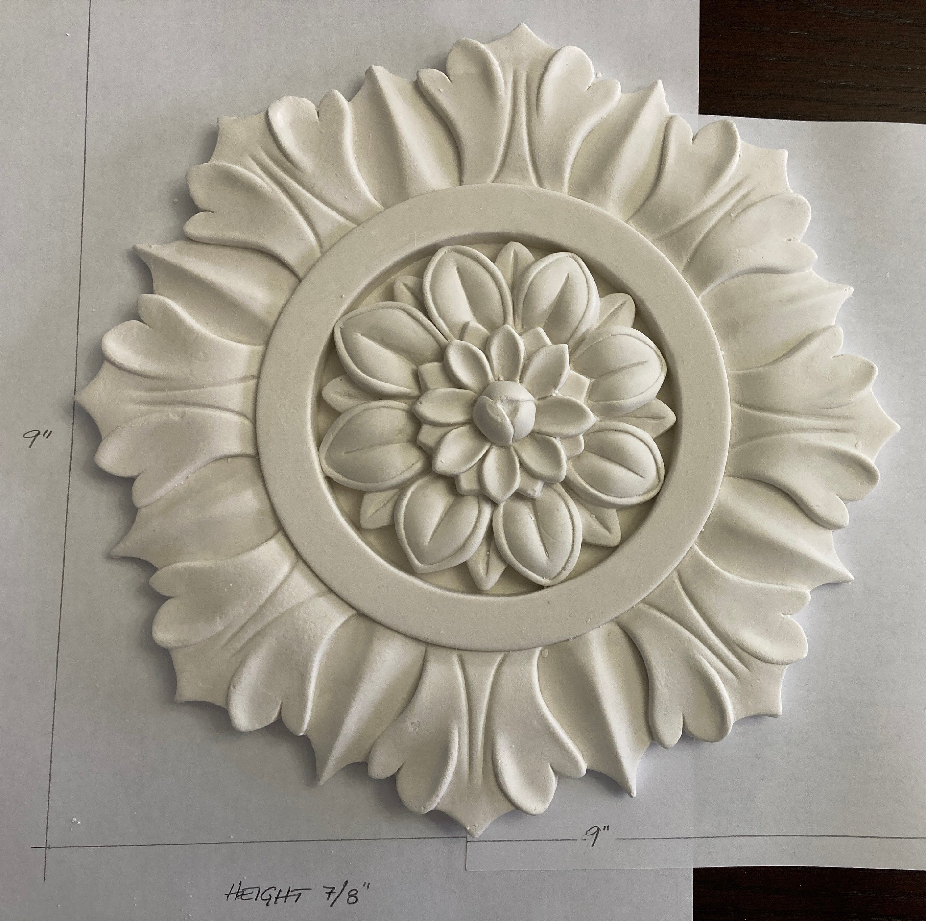 Plaster Medallion - Etsy