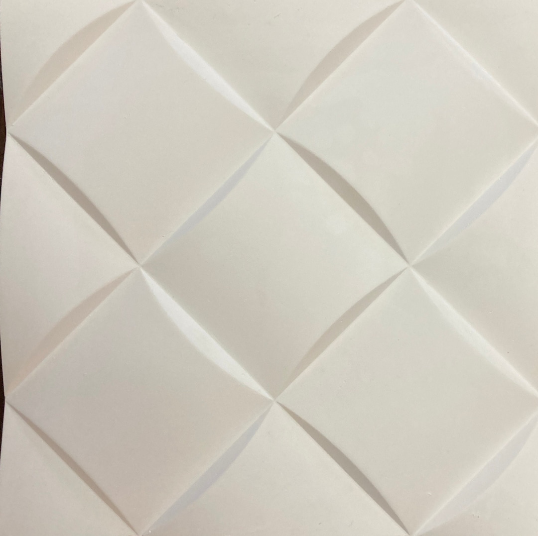 Plaster 3D Decorative Wall Panels Quilt - Etsy