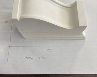 Ornate Plaster Corbels Set of 2 Plaster Brackets for Home Decor - Etsy