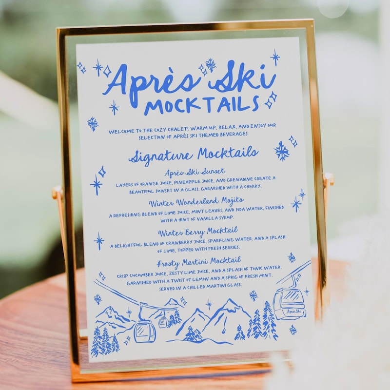 Hand Drawn Ski Lodge - Etsy