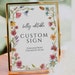 Wildflower Graduation Cards + Gifts Sign Template, Printable Graduation ...