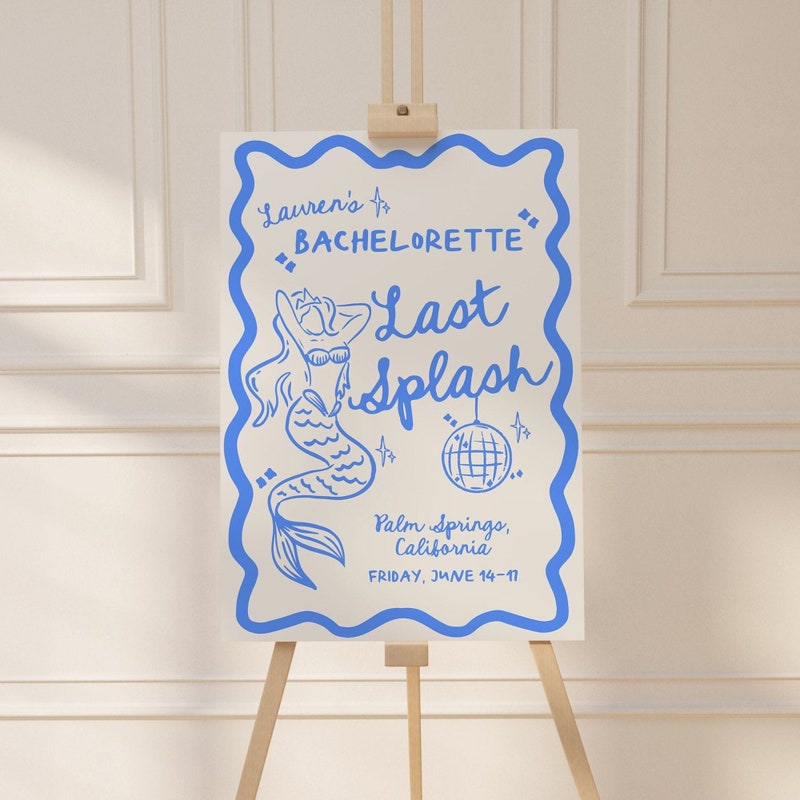 Last Splash Bachelorette - Etsy
