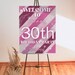 30 Flirty & Thriving Welcome Sign | 30th Birthday Welcome Sign Template ...