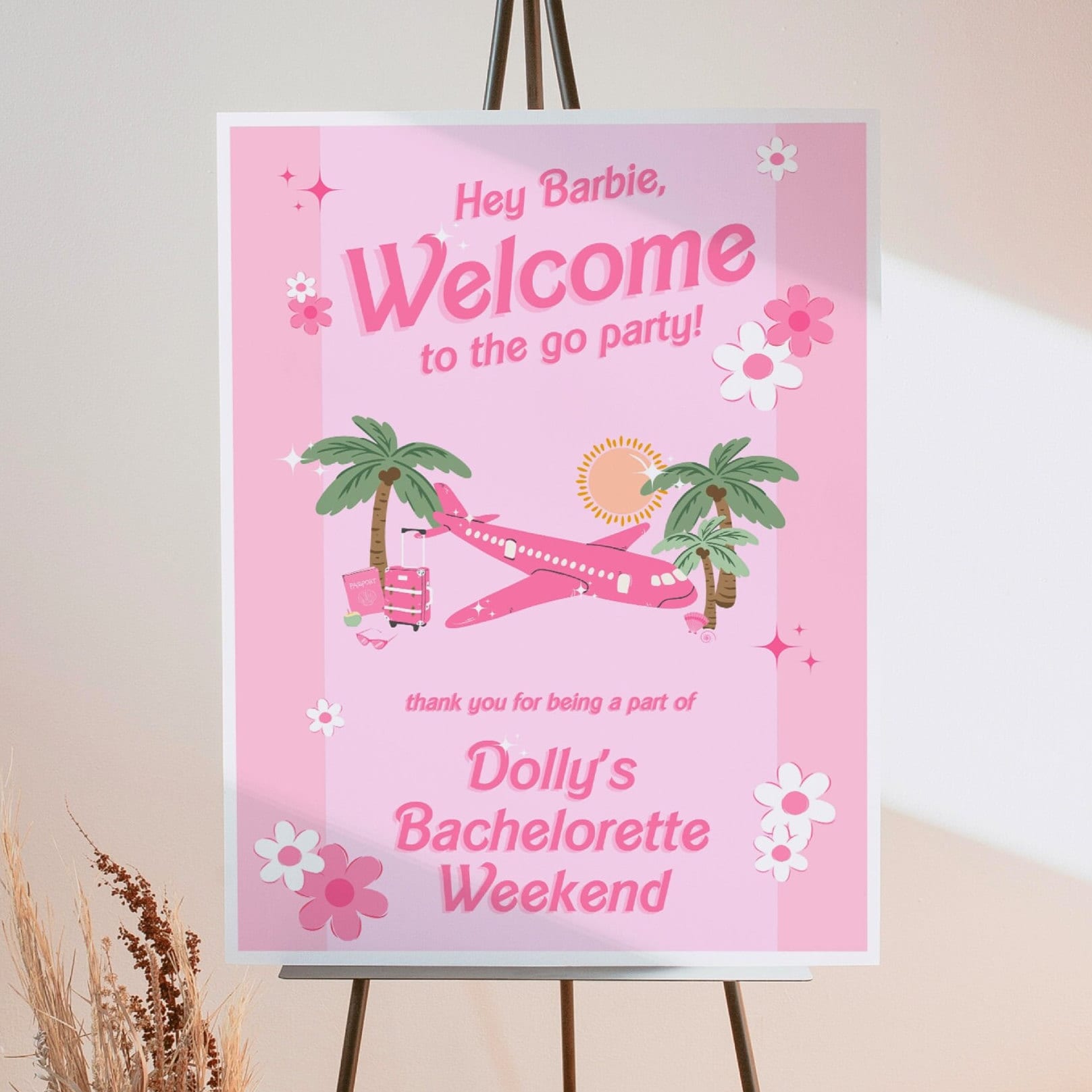 Barb Doll BACHELORETTE Welcome Sign Barb Doll Bachelorette - Etsy