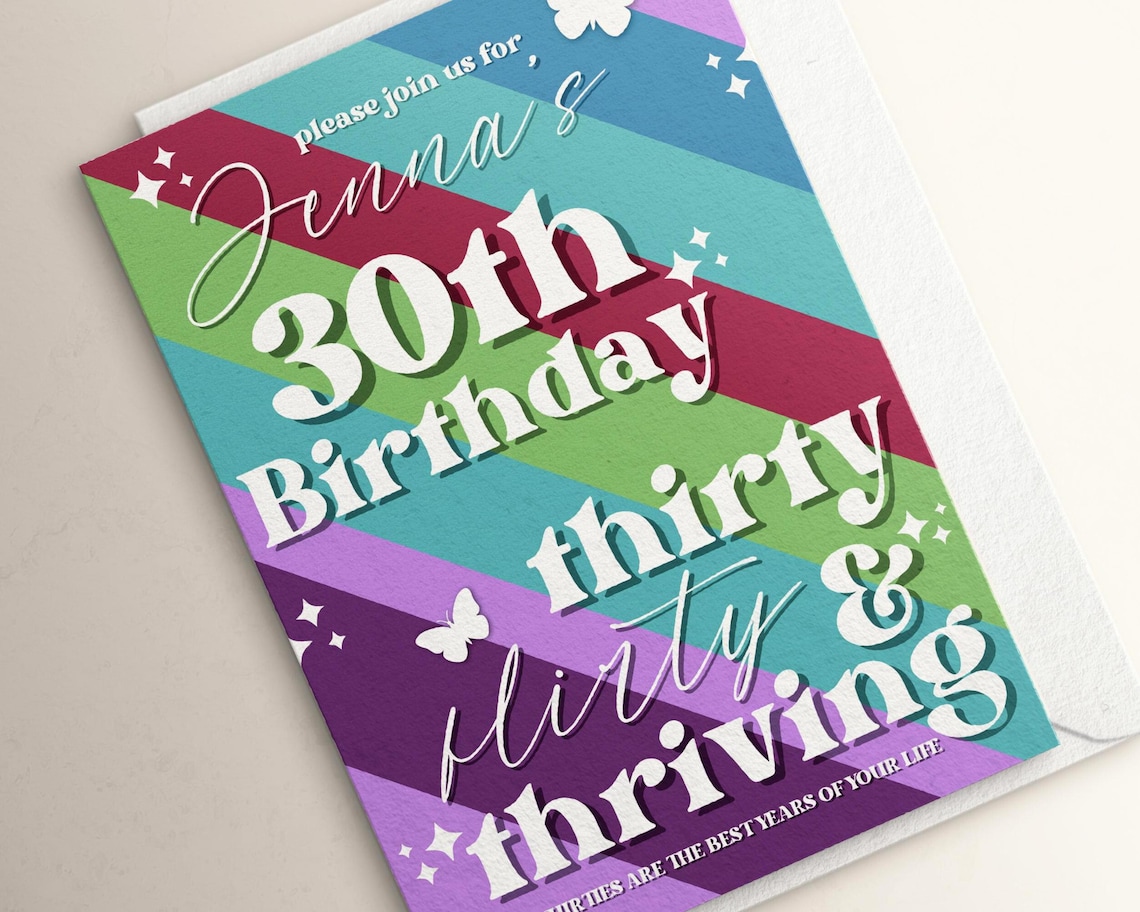 13 Going on 30 Cocktail Sign Editable | Signature Drink Sign | Drink ...