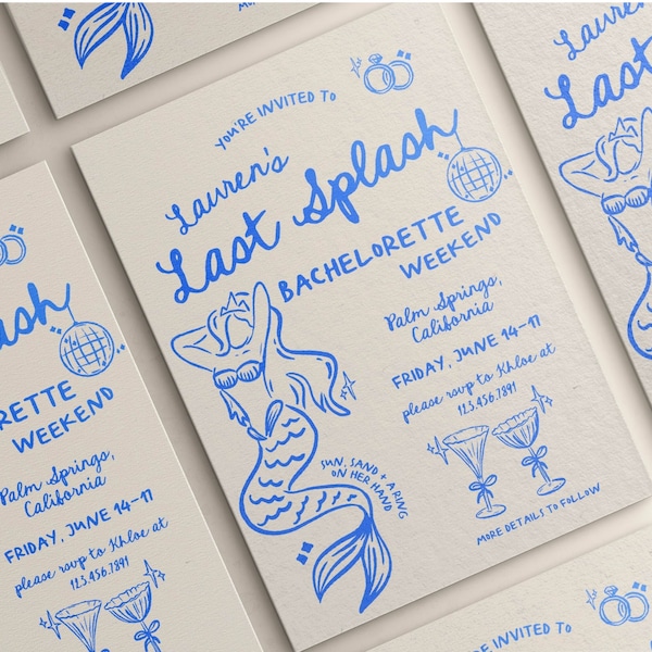 Last Splash Bachelorette - Etsy