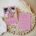 Pink Retro Graduation Invitation Template Graduation Announcement 2024 ...