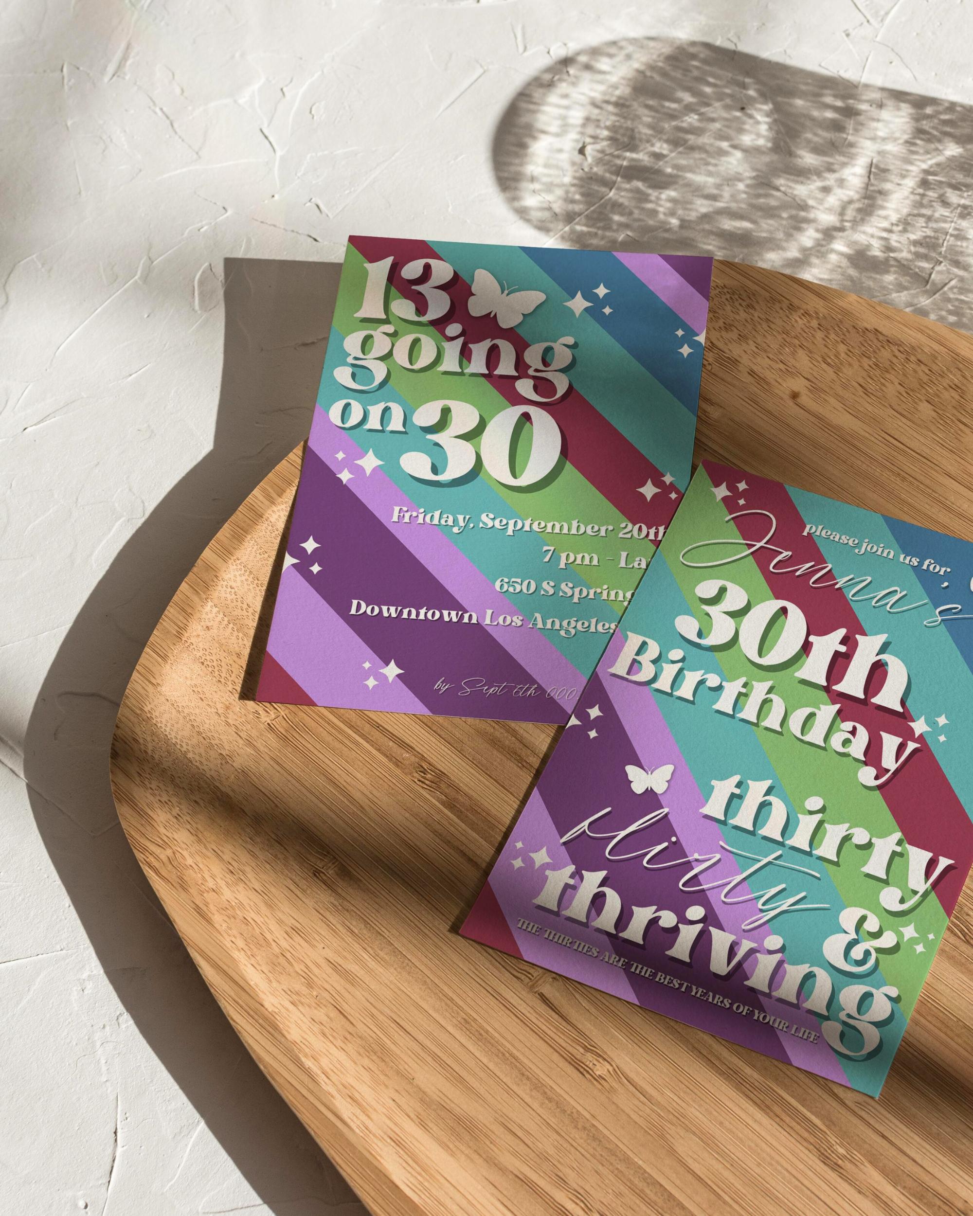 13 Going on 30 Cocktail Sign Editable | Signature Drink Sign | Drink ...
