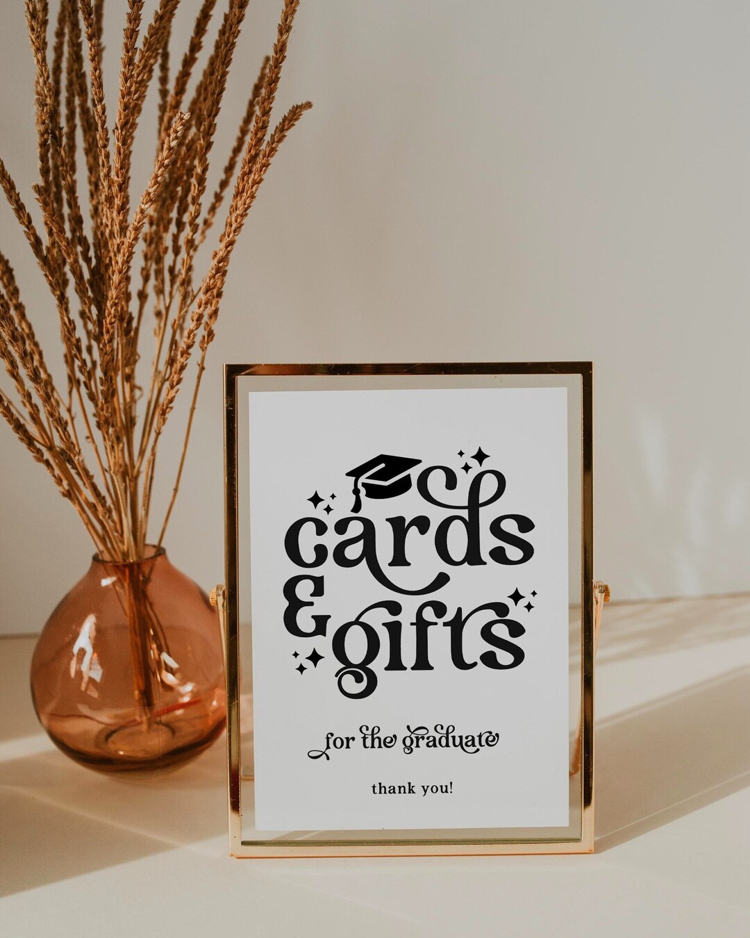 Cards & Gifts Graduation Sign Template | Editable Graduation Sign ...