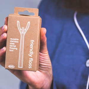 Reusable Dental Floss Tool: Sustainable Stainless Steel Flosser - Etsy