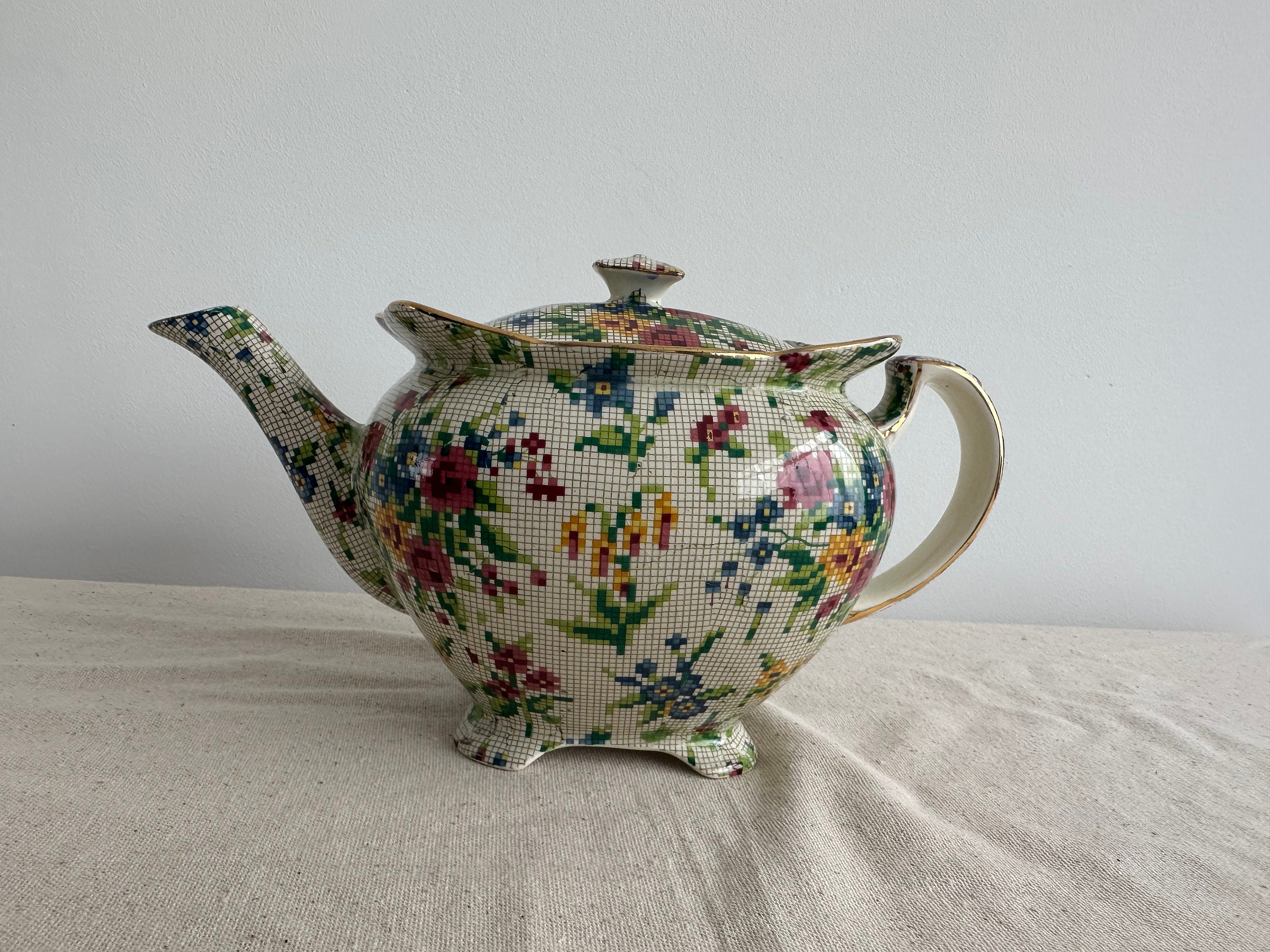 Rare Royal Winton Grimwades Queen Anne Teapot - Etsy