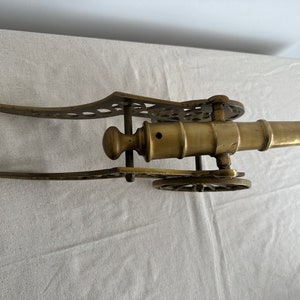 Antique Pure Brass Cannon - Etsy