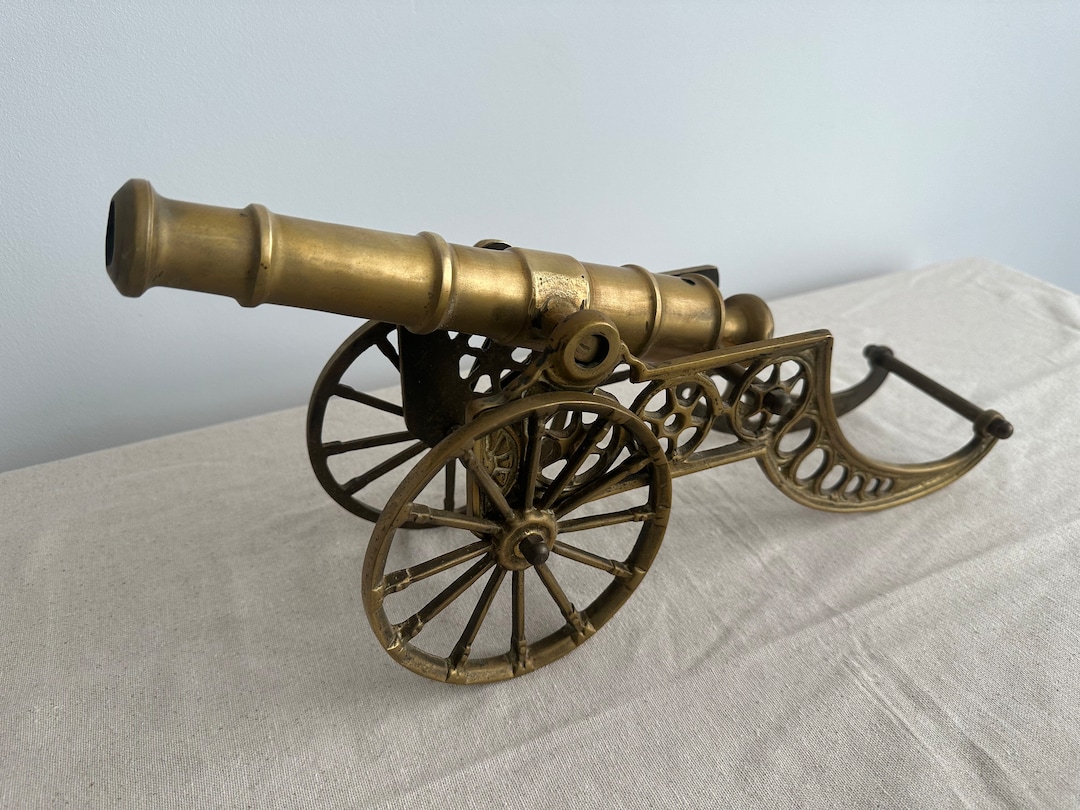 Antique Pure Brass Cannon - Etsy