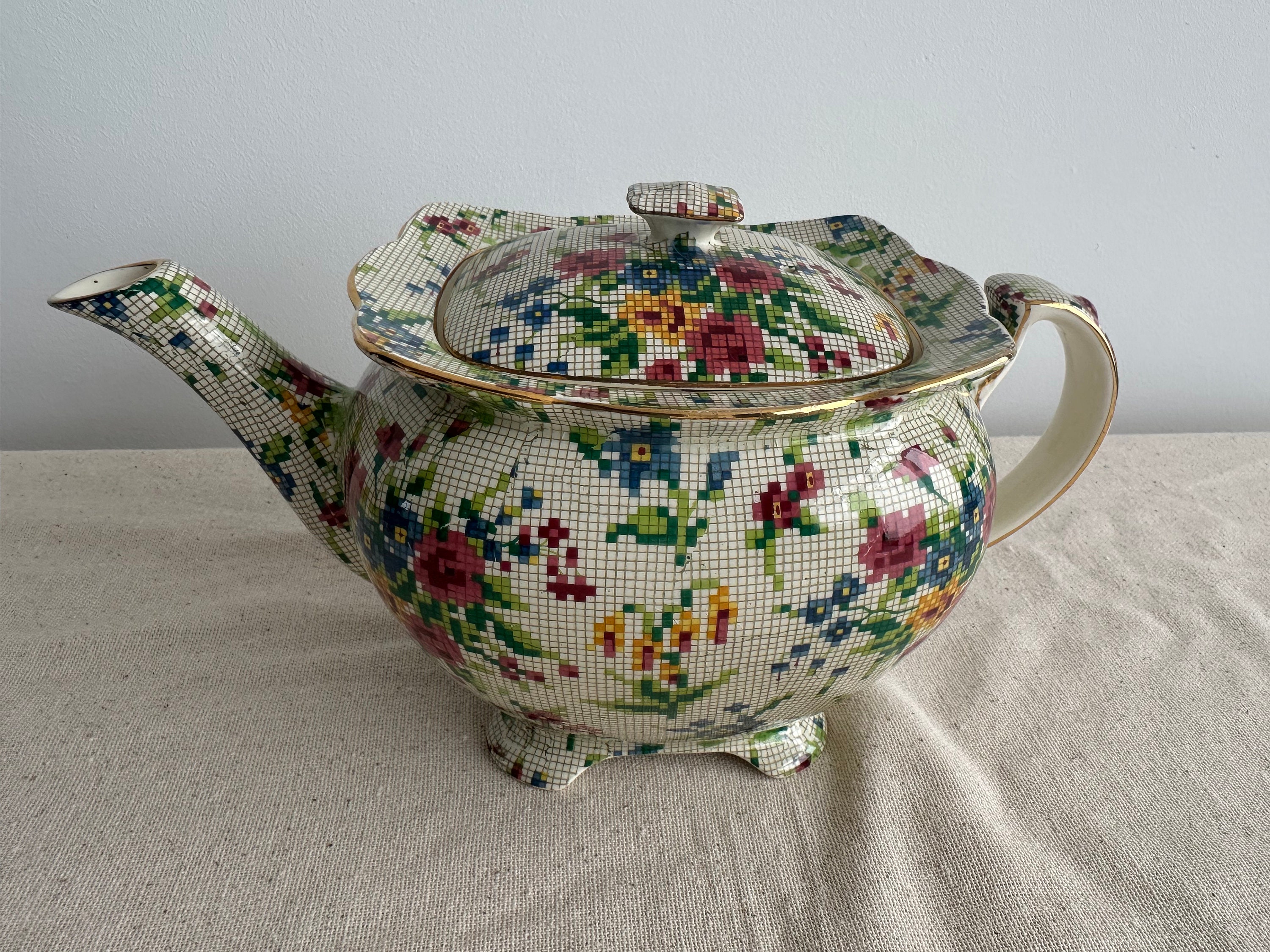 Rare Royal Winton Grimwades Queen Anne Teapot - Etsy
