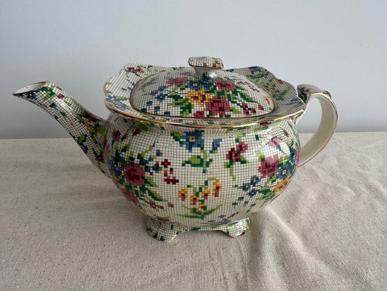 Rare Royal Winton Grimwades Queen Anne Teapot - Etsy