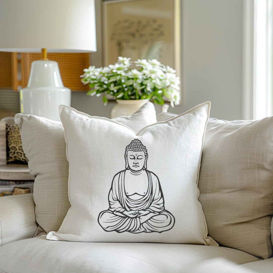 Buddha Design SVG Downloadable File Digital Art - Etsy