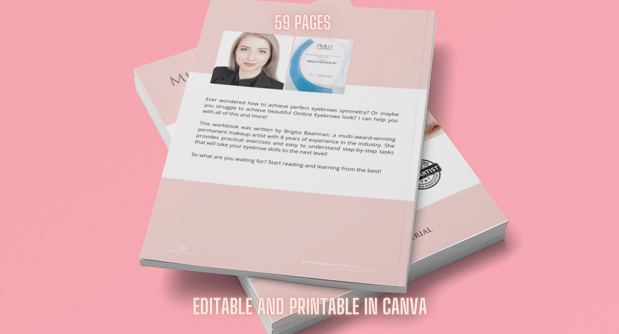 Micropigmentation Training Workbook: Brows, Lips, Eyeliner SPMU (canva ...