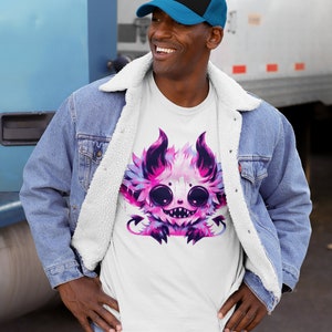 Cute Pastel Evil Monster, Shirt Design, Printable, Digital Download ...