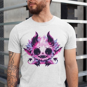 Cute Pastel Evil Monster, Shirt Design, Printable, Digital Download ...