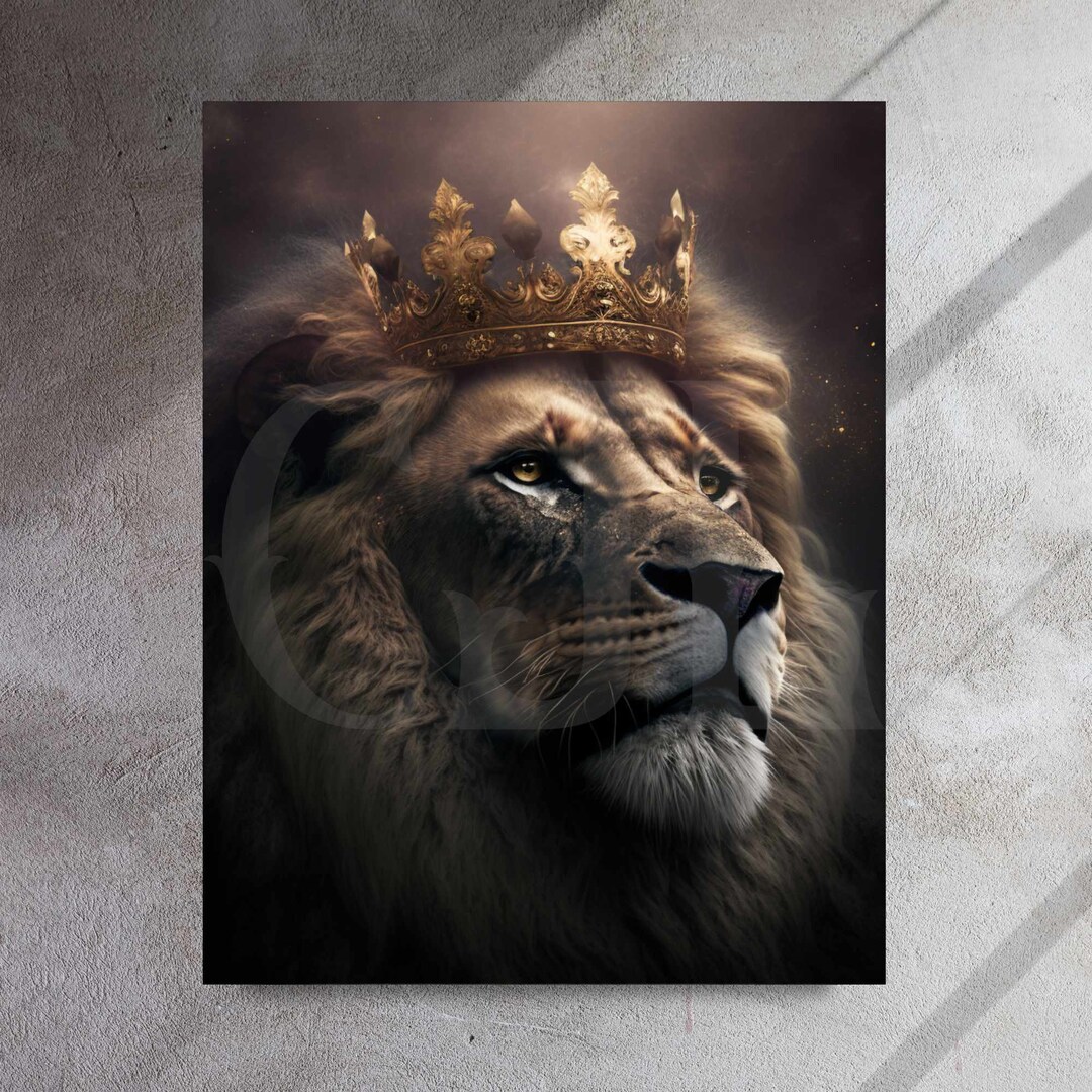 Lion Wall Art Decor | Printable Wall Art | DIGITAL DOWNLOAD - Etsy