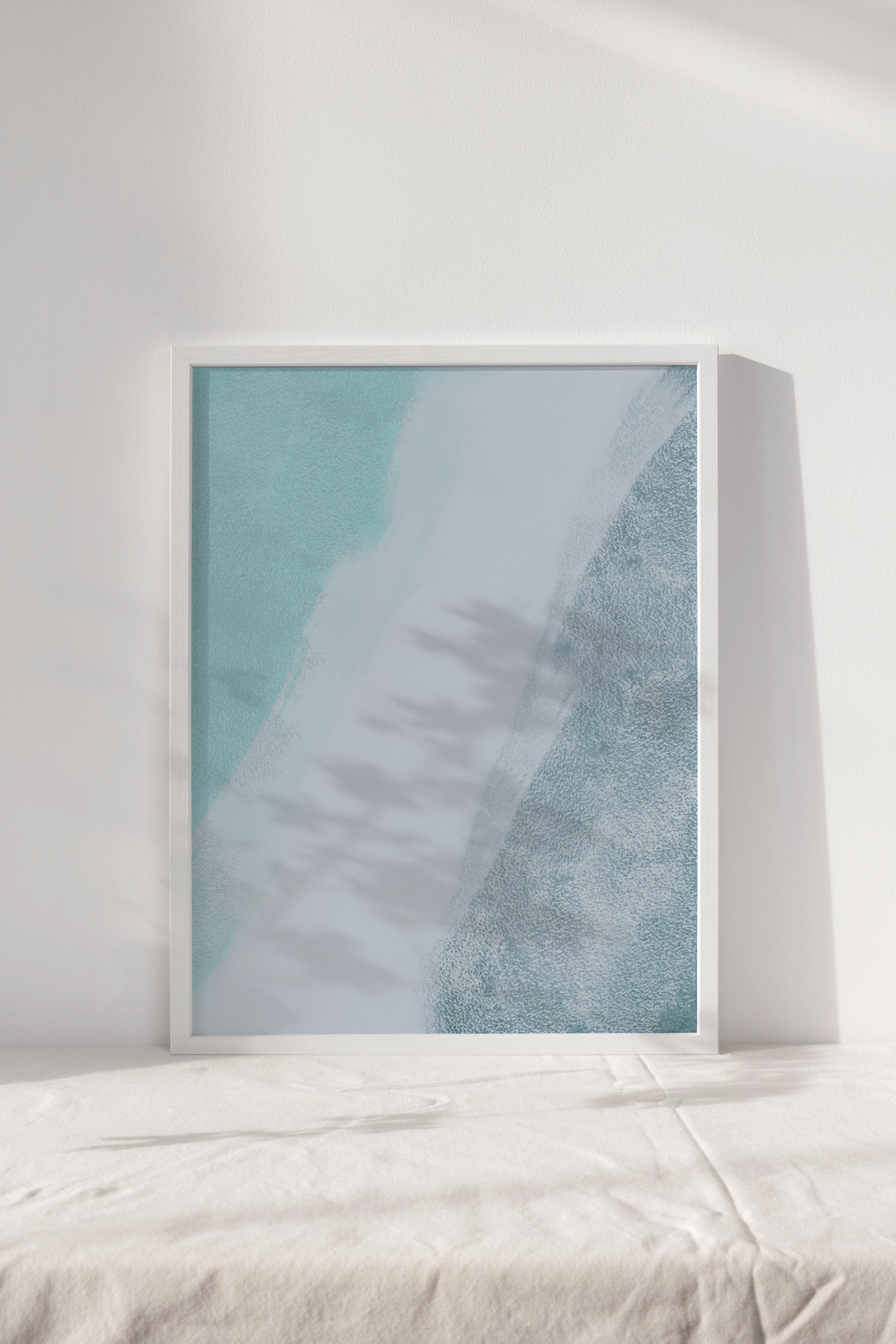 Light Blue Abstract Art | Digital Print - Etsy