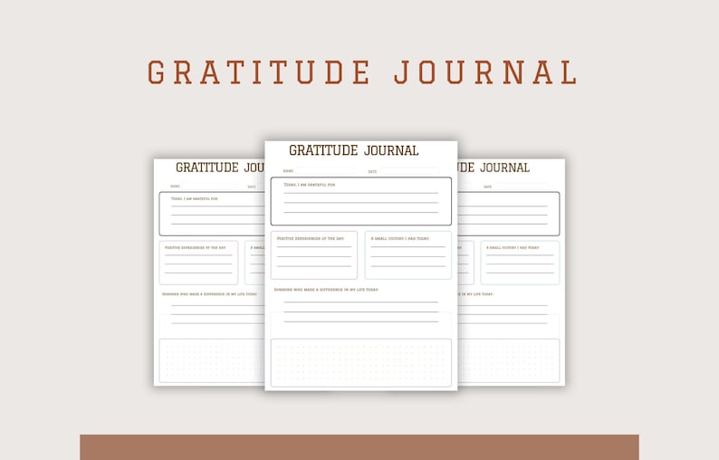 Gratitude Journal: Daily Reflection, Self-care Gift (A4 Format) - Etsy