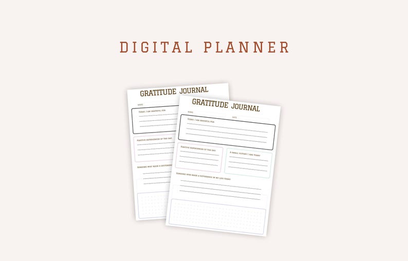 Gratitude Journal: Daily Reflection, Self-care Gift (A4 Format) - Etsy