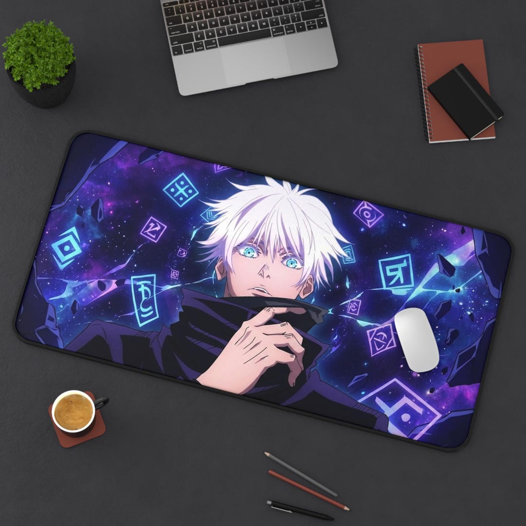 Satoru Gojo Mousepad - Jujutsu Kaisen Infinite Void Desk Mat - Anime ...