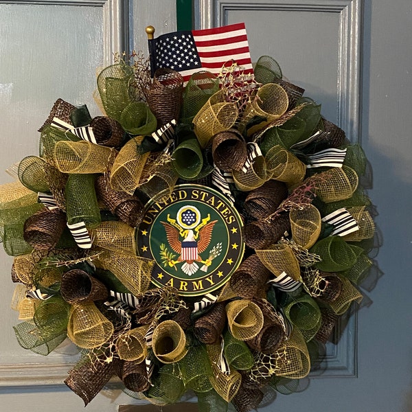 Army Wreath - Etsy