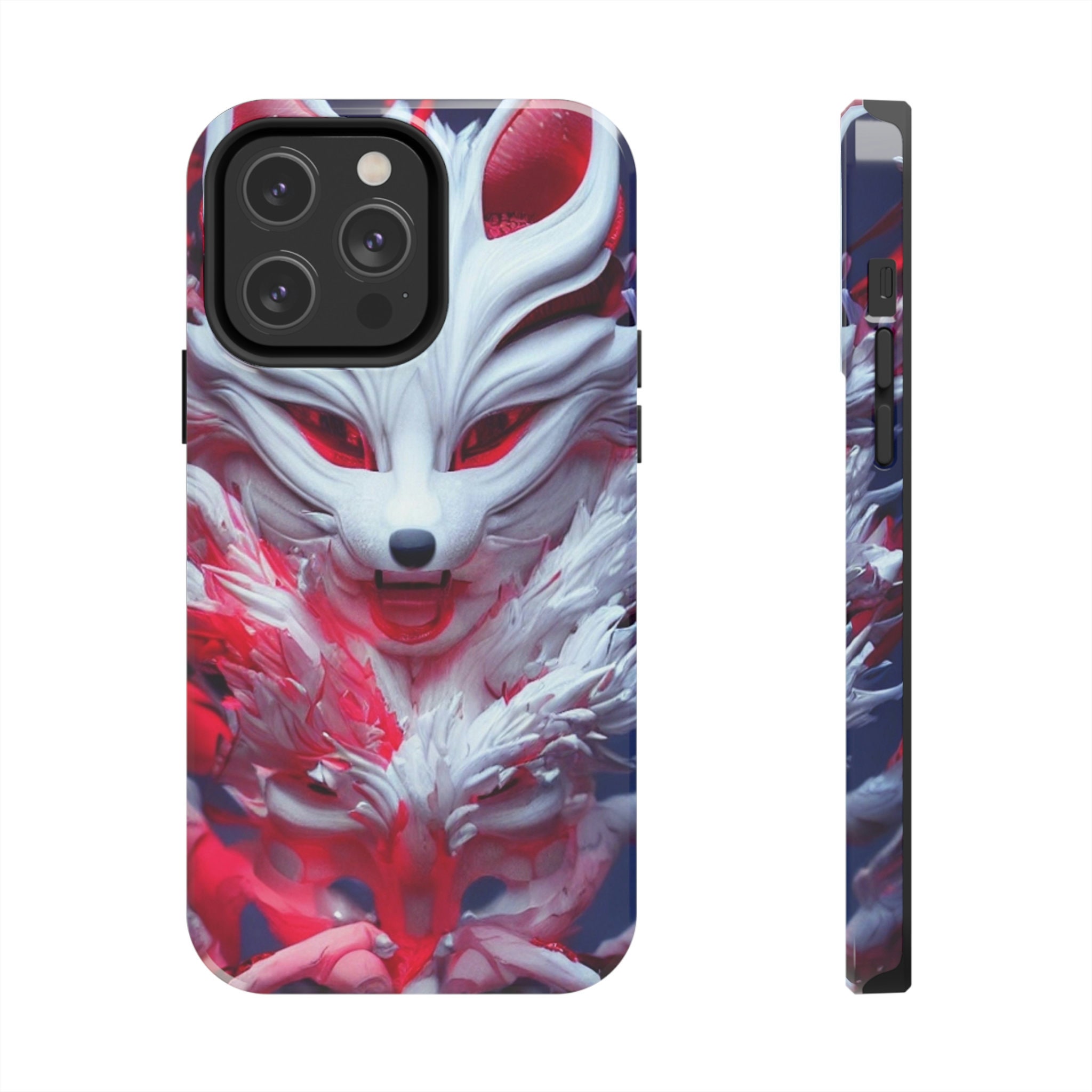 Japanese Kitsune Mask Phone Case, Gift for Him, Gift for Her iPhone 14 ...
