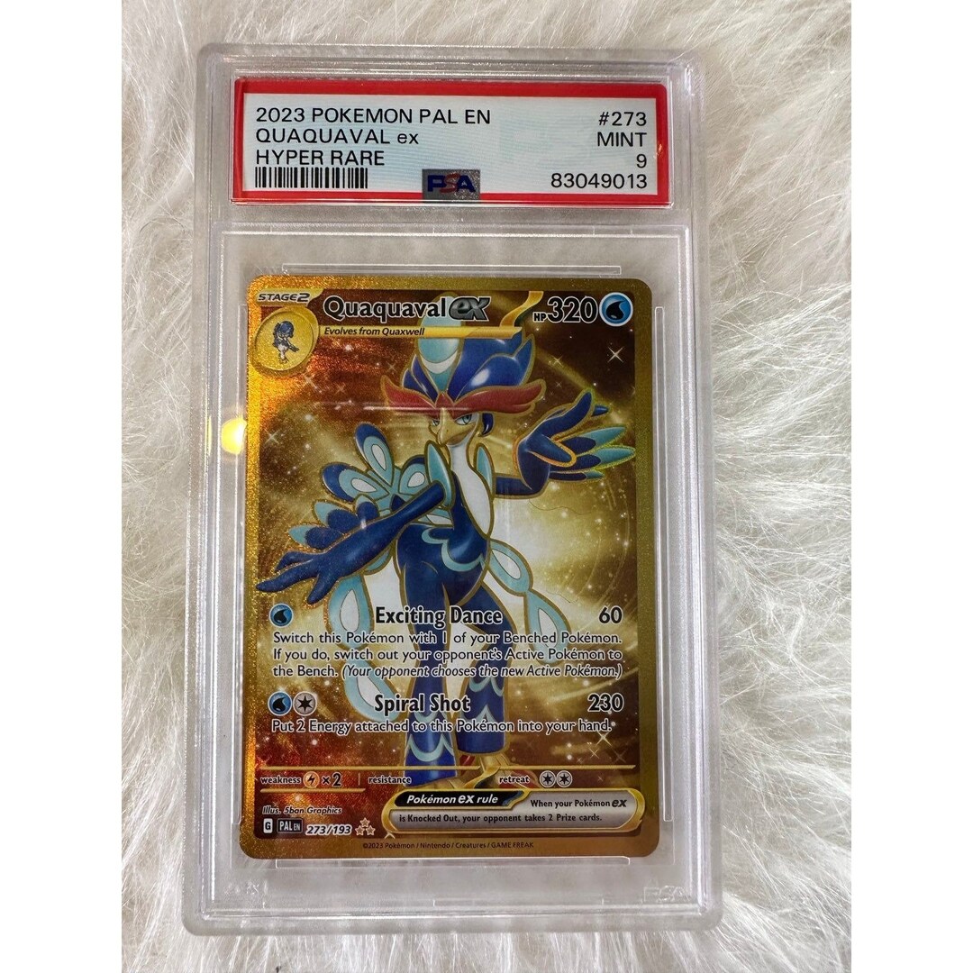 Pokemon Quaquaval EX Hyper Rare Paldea Evolved PSA Graded Mint 273/193 ...