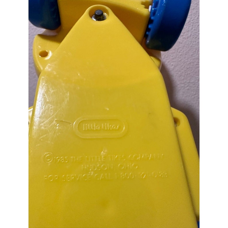 Vintage 1985 Little Tikes Toddle Tots Vehicle up N Down Cherry Picker ...