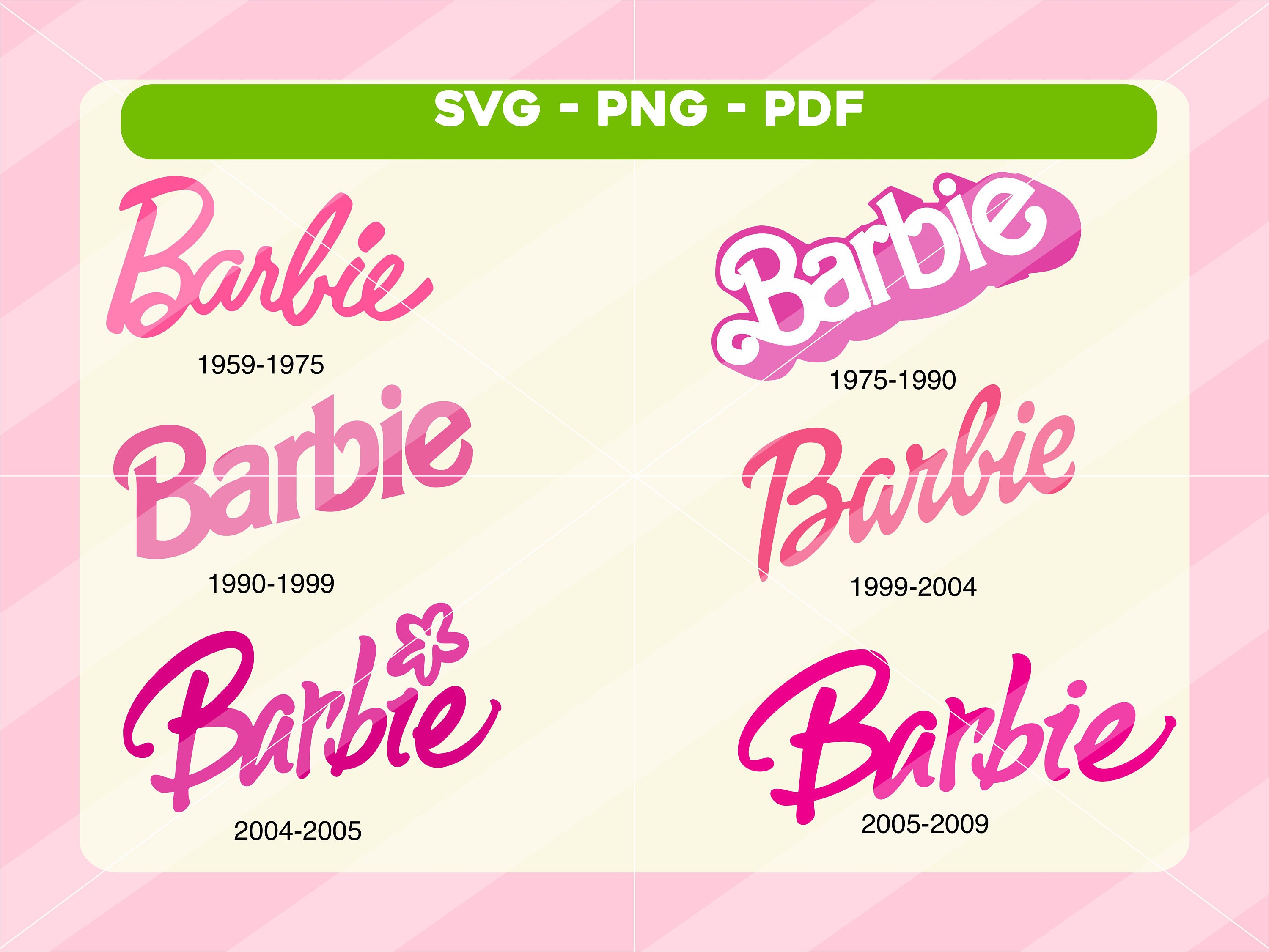 Vintage Barbie Logo Vector
