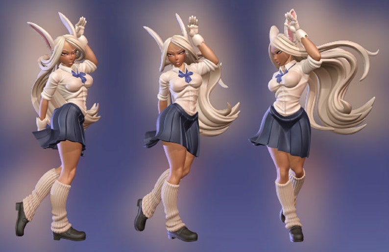NSFW Rabbit Mirko School Girl Stl Files NSFW Stl Figure - Etsy Australia