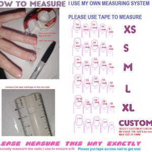 Custom Nail Set - Etsy