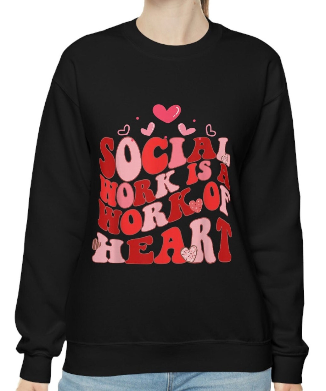 Social Work is A Work of Heart Valentines Day Social Worker, Valentine ...