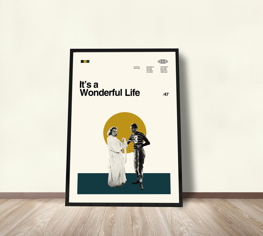 Its A Wonderful Life Poster Its A Wonderful Life Art Its - Etsy