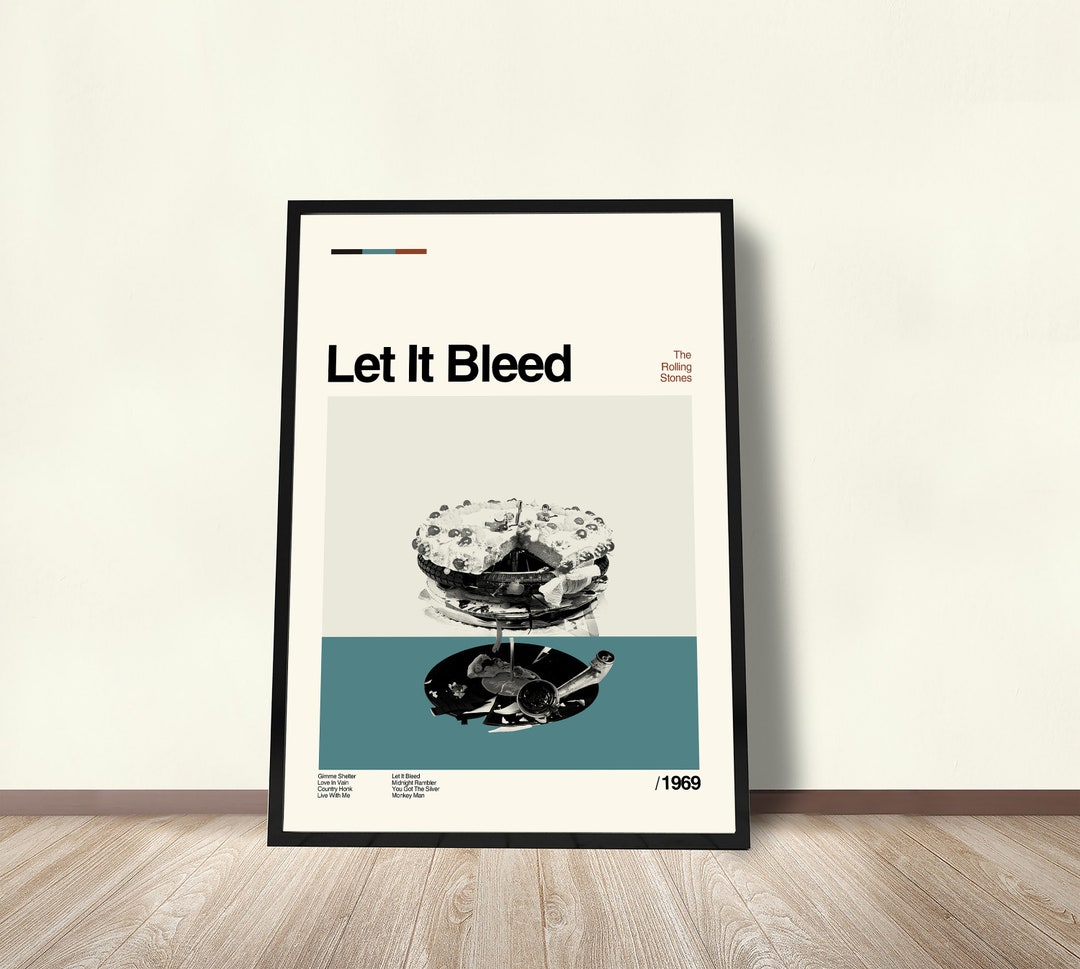 Let It Bleed Poster Let It Bleed Art Let It Bleed Print - Etsy