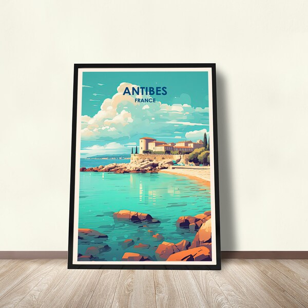 Antibes poster - Etsy France