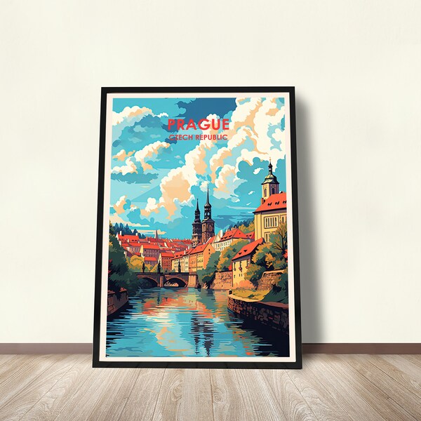 Prague Poster - Etsy