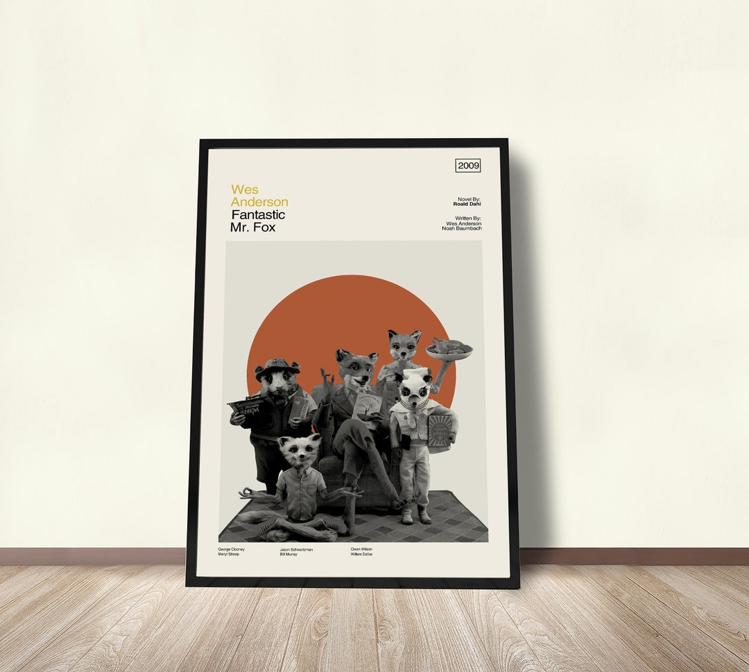 Fantastic Mr Fox Poster Fantastic Mr Fox Art Fantastic Mr - Etsy