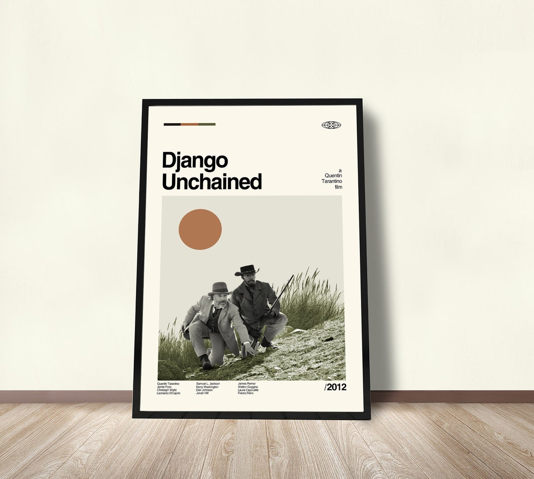 Django Unchained Poster Django Unchained Art Django - Etsy