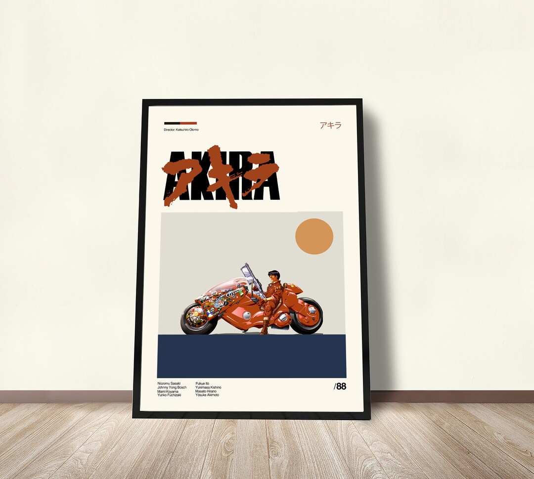 Akira Poster Akira Print Akira Art Anime Manga Aesthetic - Etsy