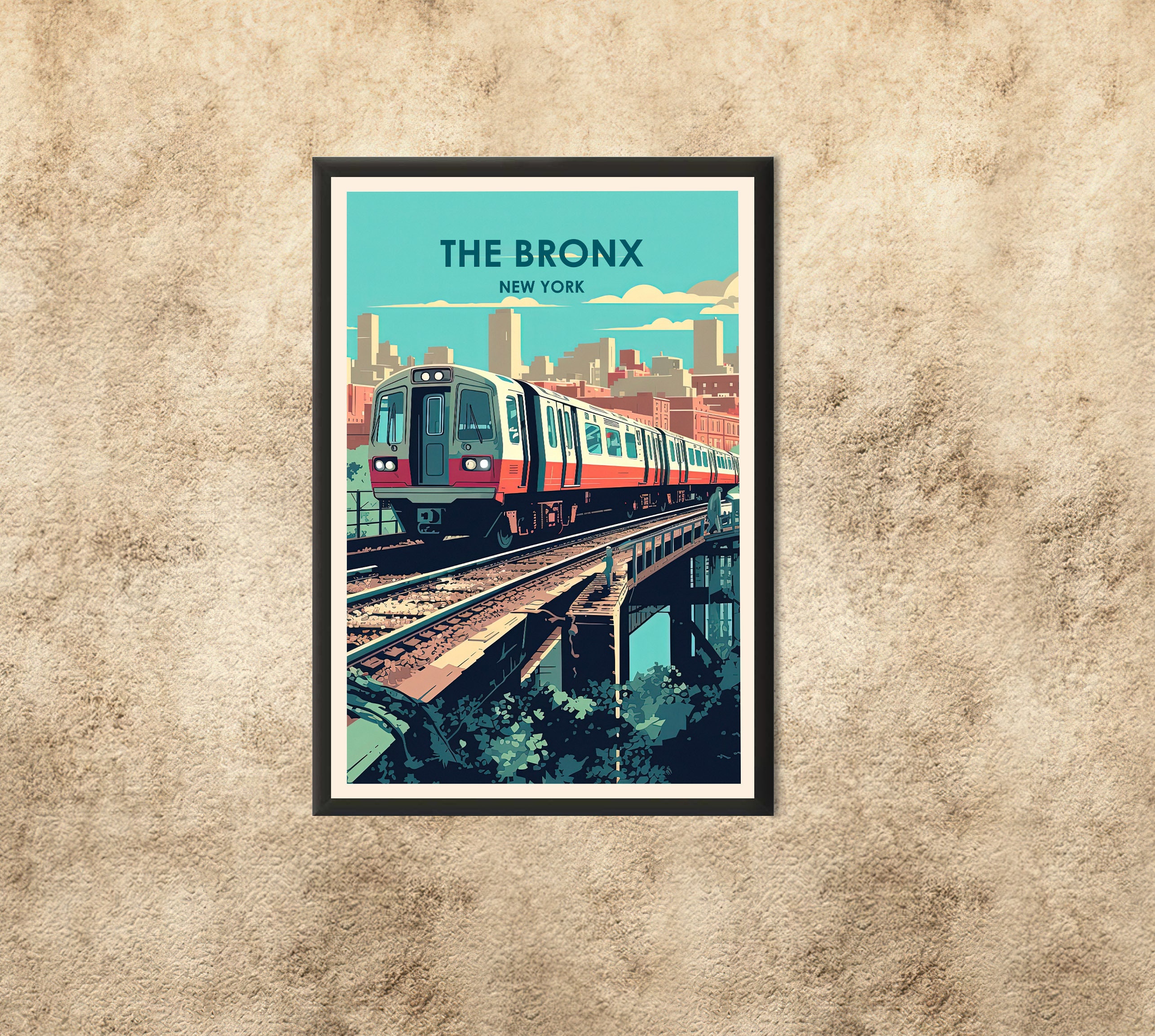 The Bronx Poster New York Poster the Bronx Print the Bronx - Etsy