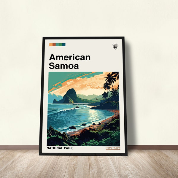 American Samoa Poster - Etsy
