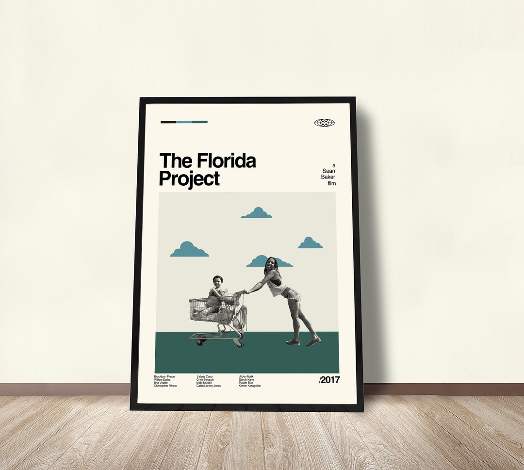 The Florida Project Movie the Florida Project Print Retro - Etsy