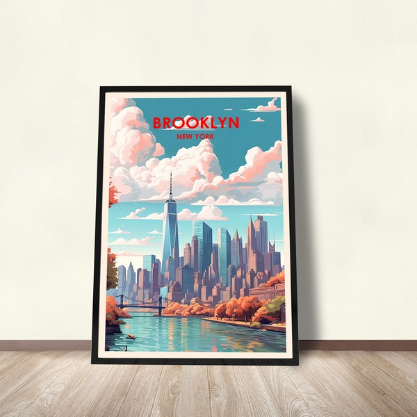 Brooklyn Poster - Etsy