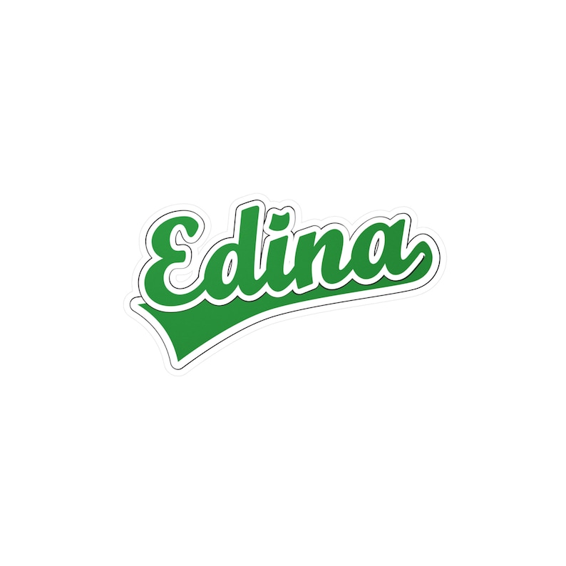 Kiss-cut Vinyl Decals Edina Script - Etsy